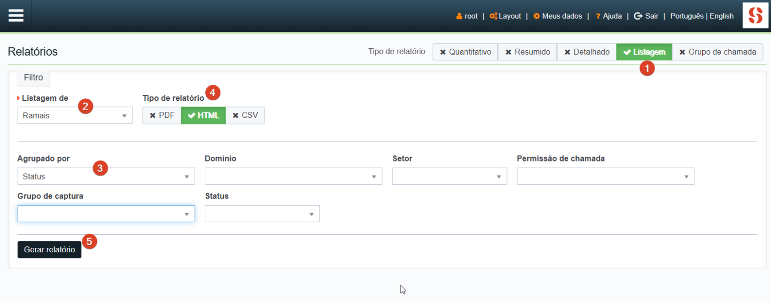 Listagem de Ramais – Docs SmartSpace